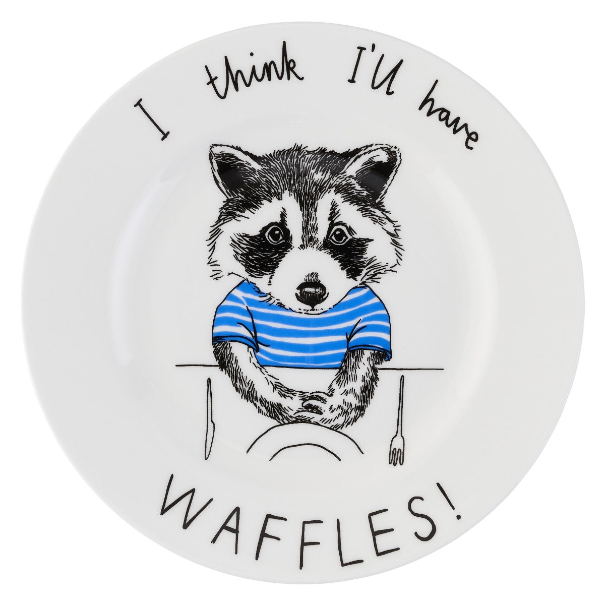 'I Think I'll Have Waffles!' Side Plate – Jimbobart
